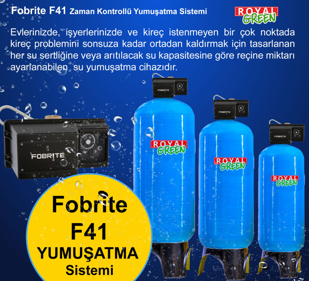 Fobrite F41 Zaman Kontrollü Yumuşatma Sistemi - Sanayi Tipi Ro Su ...